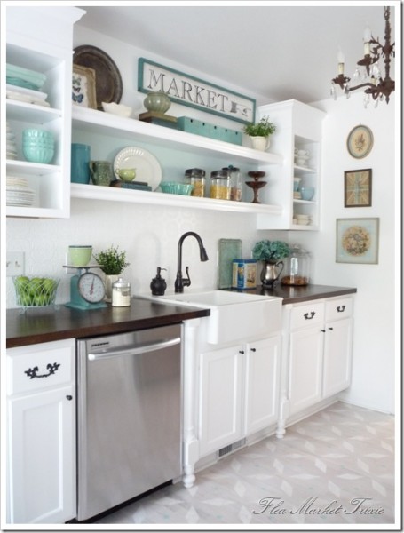 Kitchen with Personality {Before & After by Flea Market Trixie} - The ...