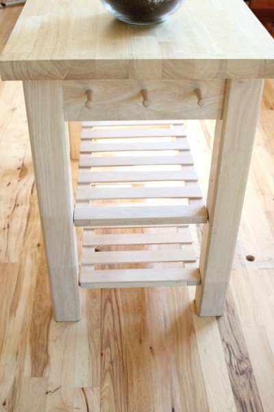 My Unfinished Kitchen Island {Creating Function & Beauty} - The ...