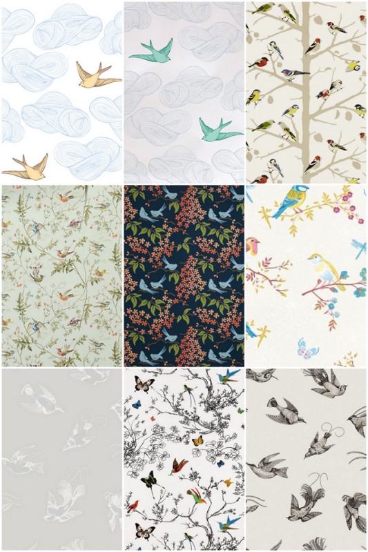 Bird Wallpaper {Put a Bird on It for Spring!} - The Inspired Room