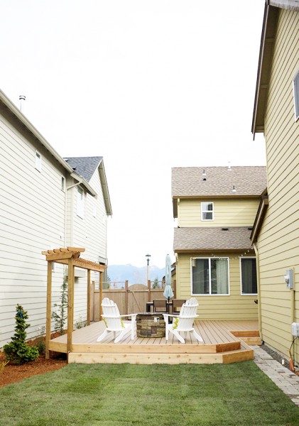 A Small Backyard Renovation and Deck Addition - The Inspired Room