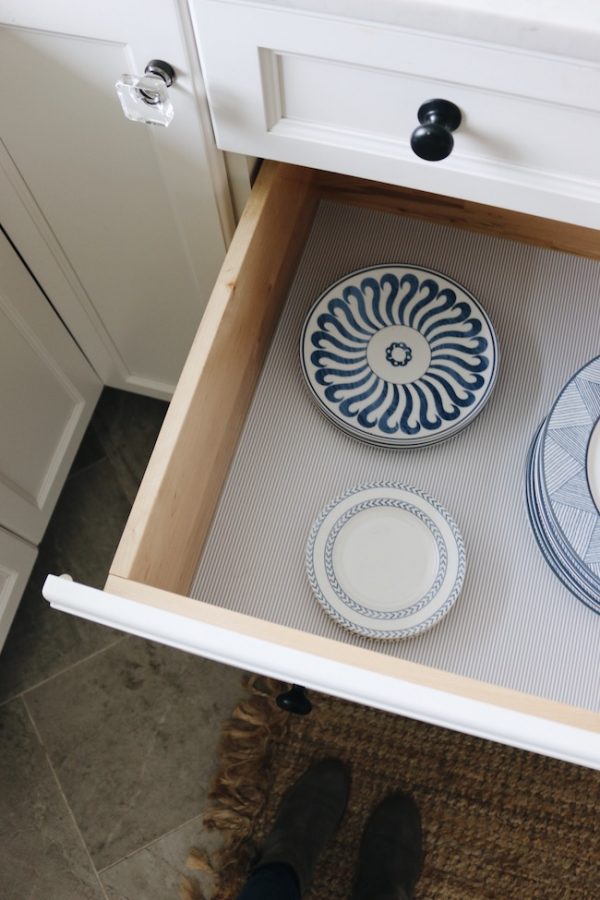Making Things Pretty: Drawer & Shelf Liners - The Inspired Room
