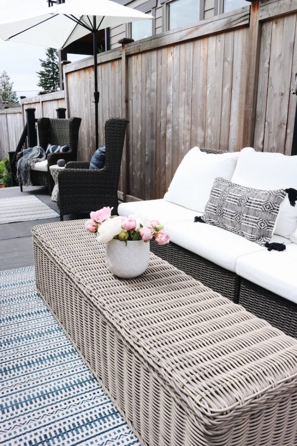 Getting our side patio ready for summer - The Inspired Room