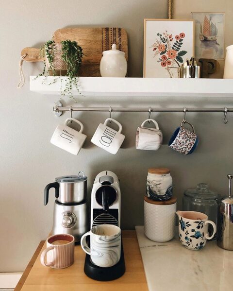 How to Create a Cozy Sips Station (+ Mug Roundup) - The Inspired Room