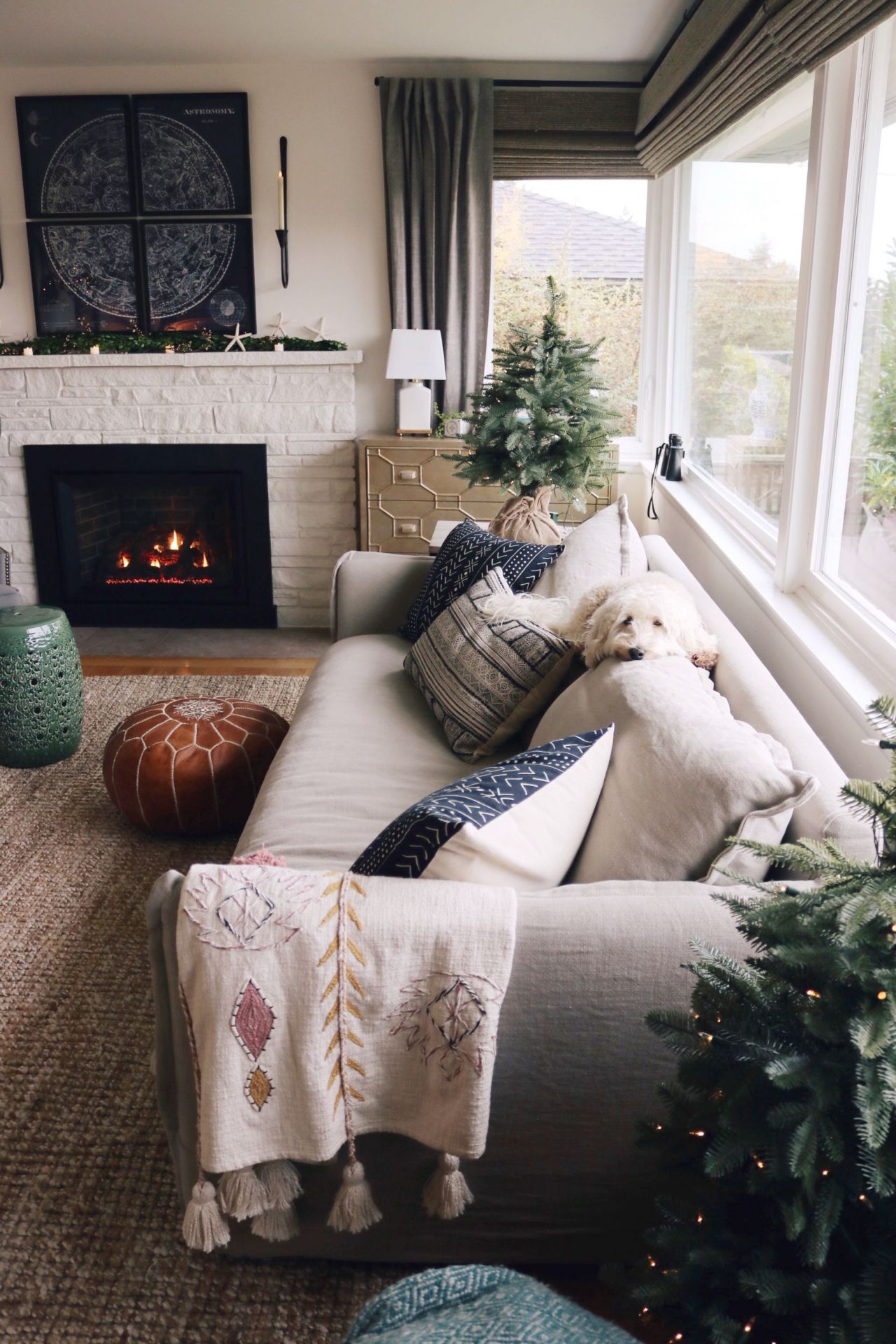 Christmas Decorating with Mini Trees - The Inspired Room