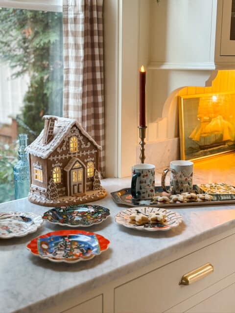 A Gingerbread House for the Kitchen - The Inspired Room