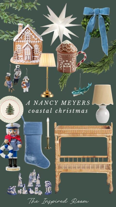 A Nancy Meyers Christmas (Coastal Cottage Style) 9+ Decor Ideas - The ...